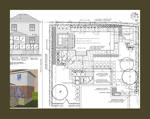 plan d'aménagement paysager pro-jardin paysagiste h professionnel ...